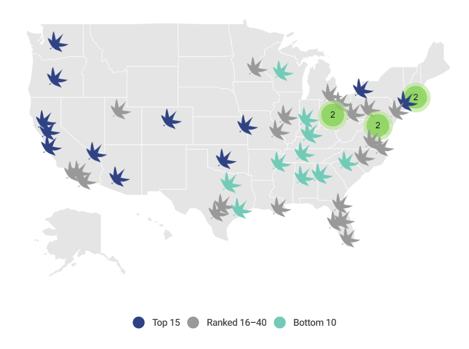 The 10 Most Weed-Friendly Cities in America - BAM